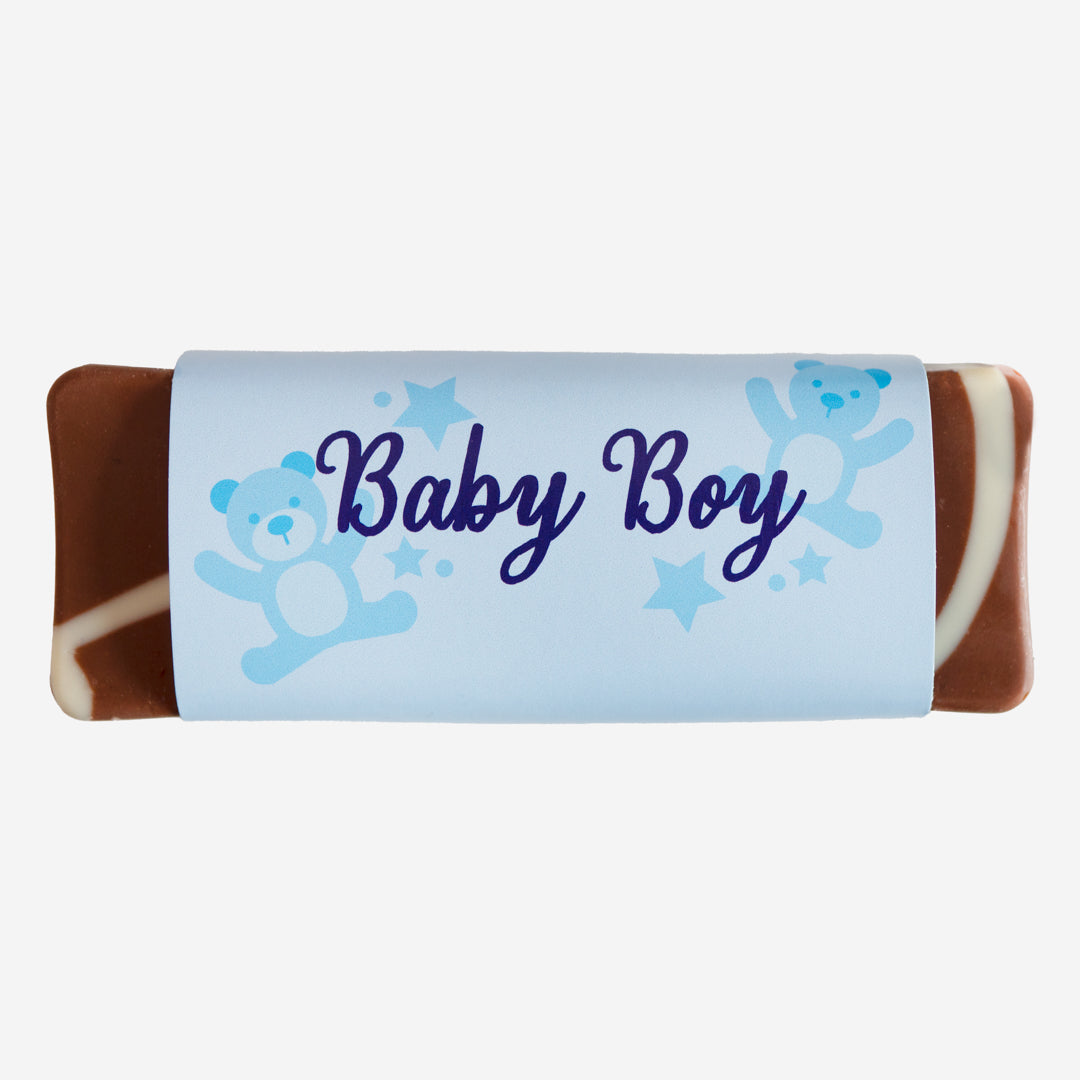 "Baby Boy" 40g Caramel-filled chocolate bar (pack of 10) – La Chocolatrice